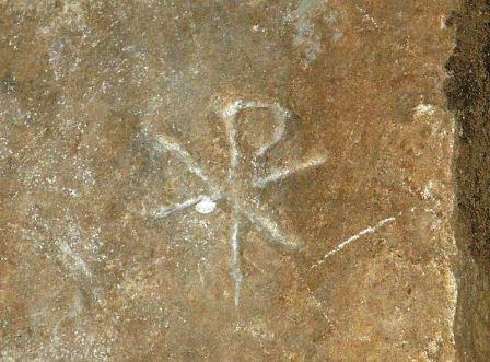Símbolos del Cristianismo - en las catacumbas siglos 2 y 3 d.C.
